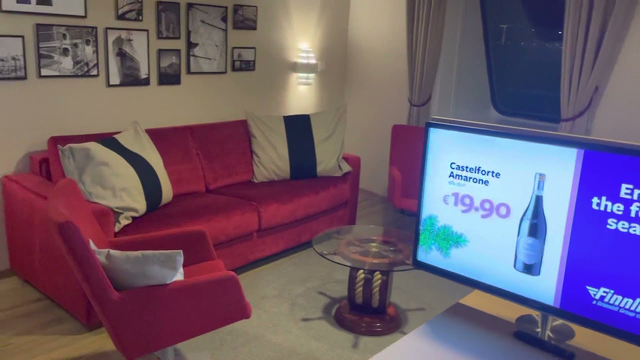 Owners Suite Finnlines Finnstar Finnmaid Finnlady Cabin 8029 - YouTube