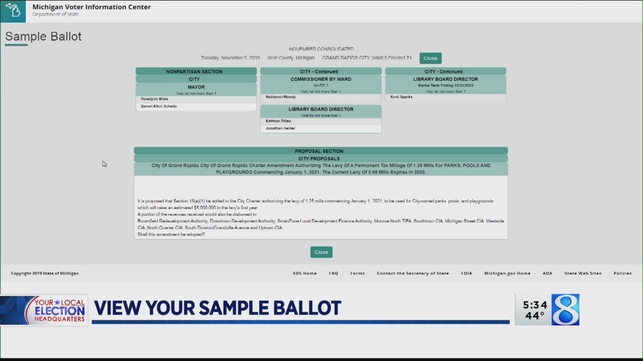 View your election sample ballot - YouTube