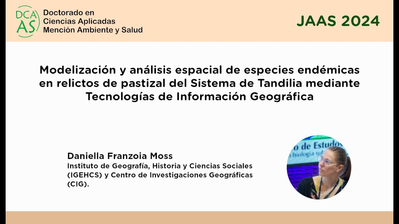 JAAS 2024 - Charla Daniella Franzoia Moss - YouTube
