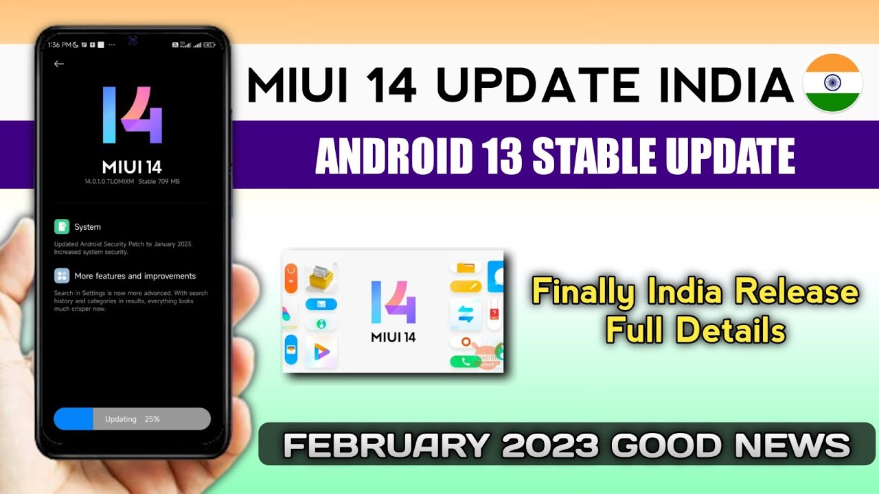 India MIUI 14 Update Today Release/Full MIUI 14 Update in India/More ...