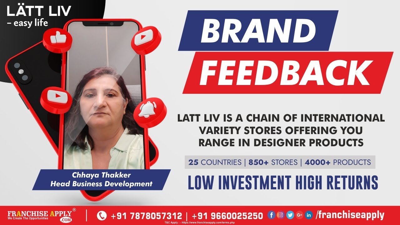 Feedback By Latt Liv Brand | Franchise Apply | Expand Your Brand ...