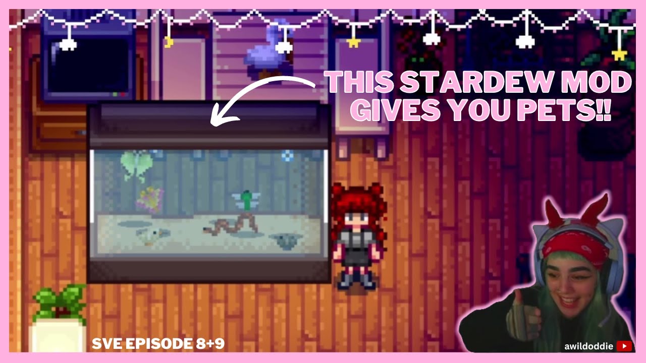 This stardew mod gives you pets?? 🦋 Stardew Valley Expanded [Episode 8 ...