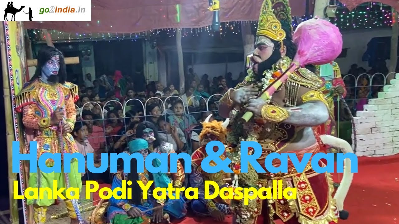 Lord Hanuman and Demon Ravan during negotiation at Lanka , Daspalla ...