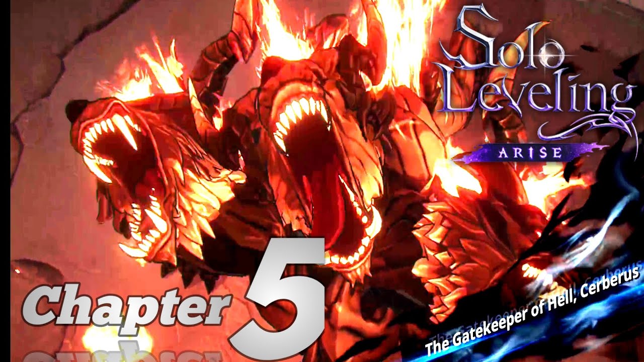 Sung Jin woo Faces Off Against the Terrifying Cerberus in Solo Leveling ...