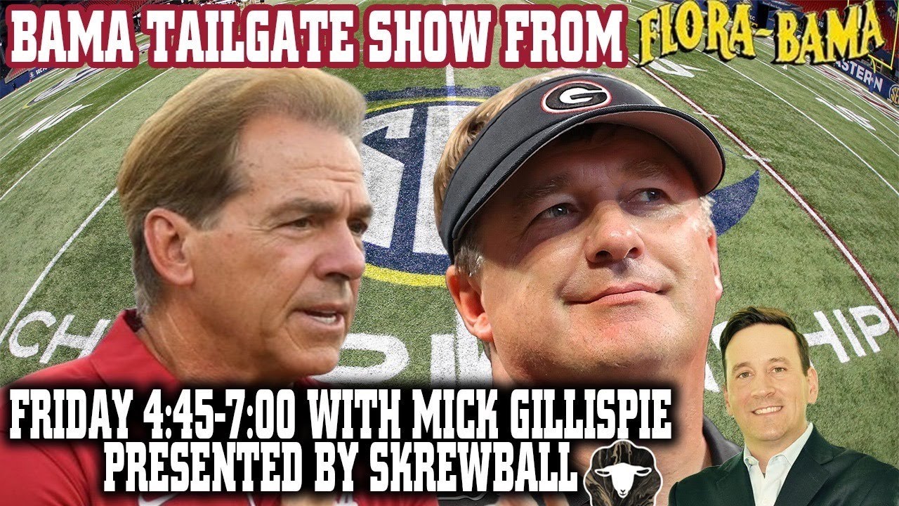 Alabama Crimson Tide vs Georgia Bulldogs | Bama Tailgate Show | SEC ...