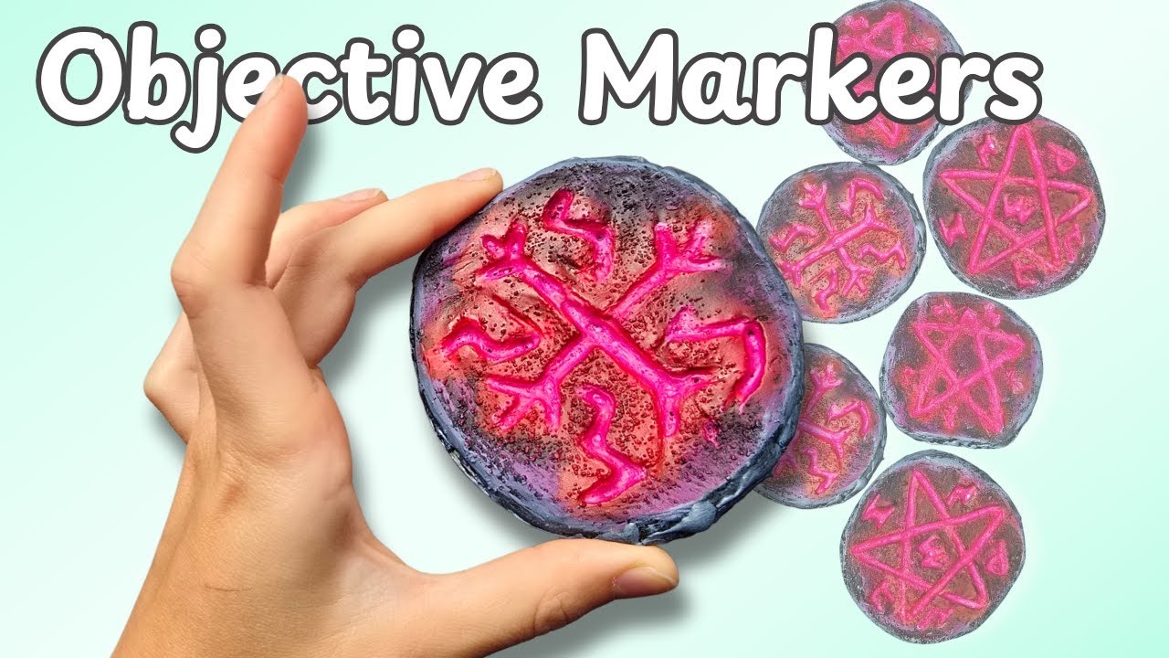 Easy DIY Objective Markers for Tabletop games! - YouTube