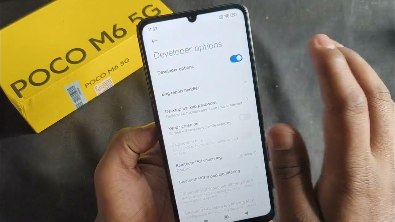 How To Enable Developer Options in Poco M6 5G | Poco M6 5G Me Developer Options Kaise Enable ...