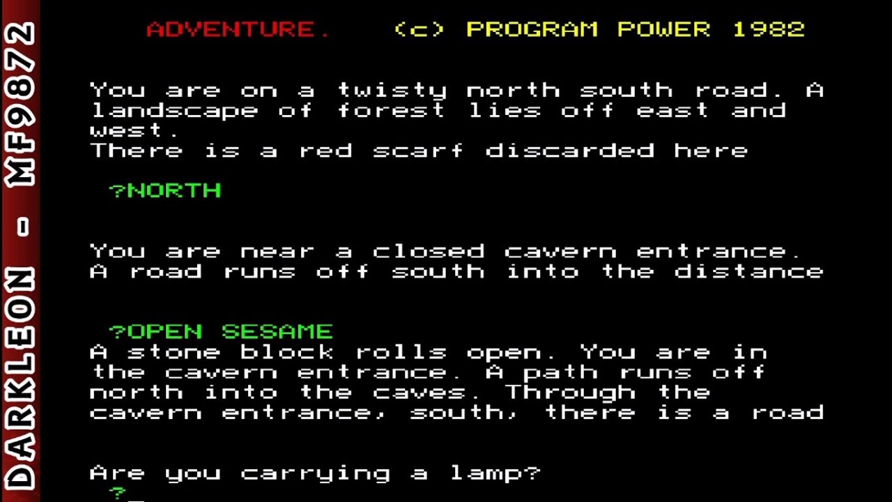 BBC Micro - Adventure © 1982 Micro Power - Gameplay - YouTube