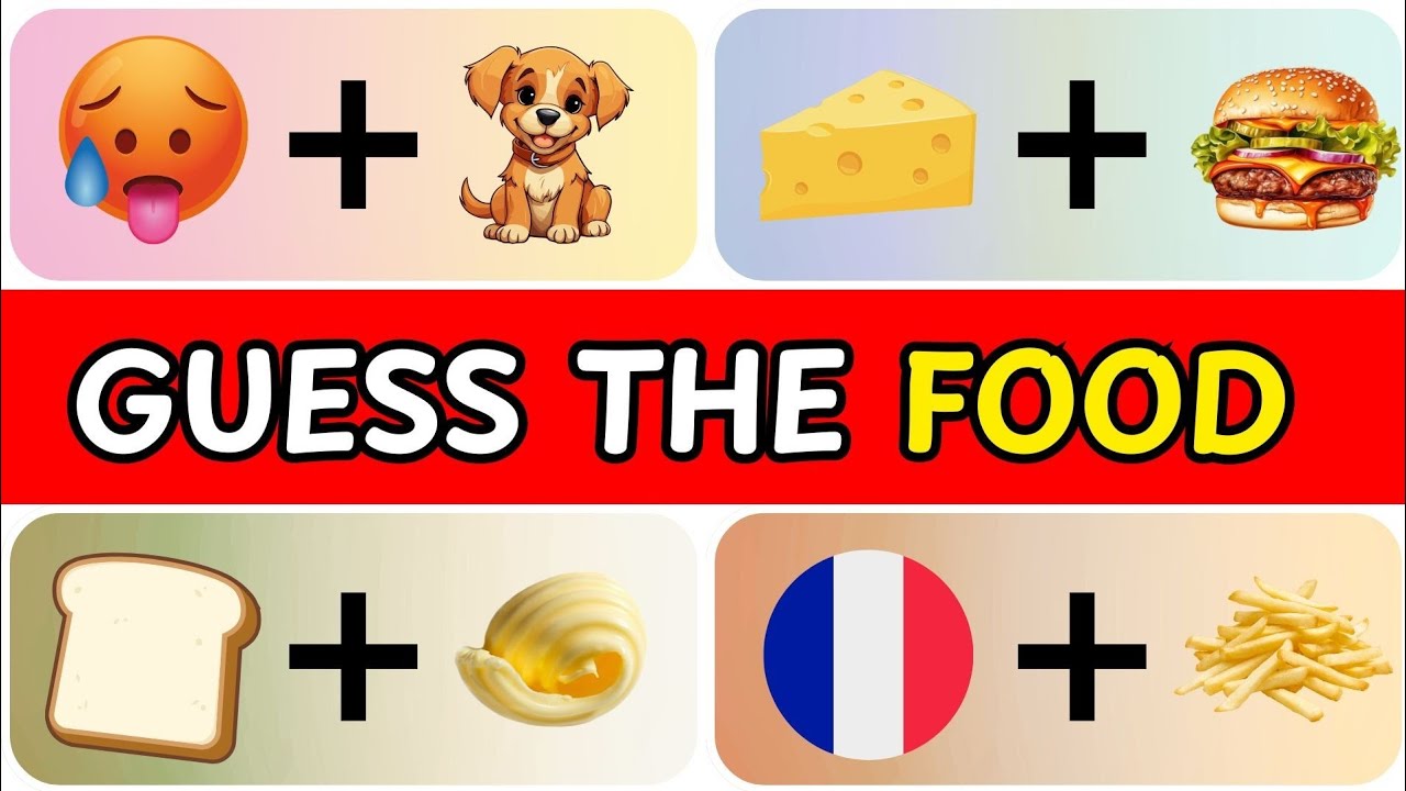 Can You Guess The Foods By Emoji ?🍔🍕 Kids Quiz World | Quiz Challenge ...