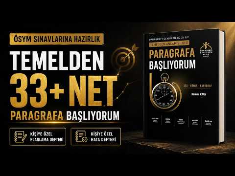 Temelden 33+ Net! | Paragrafa Başlıyorum Kitabı Tanıtımı | ÖSYM Sınavlarına Hazırlık