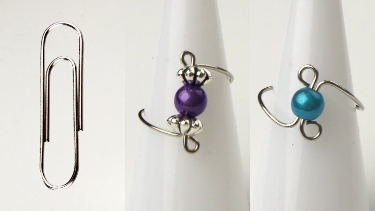 Day 2 of the 10-Day Paperclip Ring-Making Challenge - YouTube
