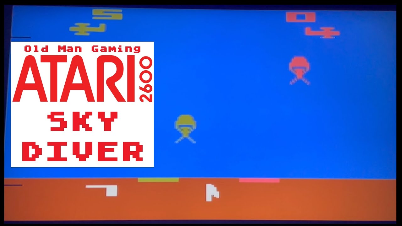 Old Man Gaming: Atari 2600 Sky Diver - YouTube