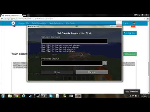 Minecraft Command Block Generator - YouTube