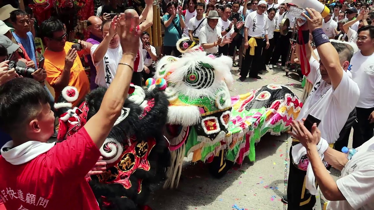 筲箕灣譚公誕巡遊2019 Birthday of Tam Kung - 聯誼堂花炮會 中外周田國術聯誼會 仁義堂 - YouTube