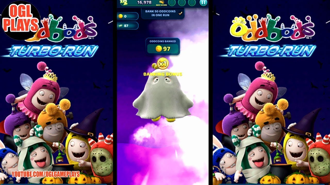 All 7 Halloween Oddbods Turbo Run - Event Gameplay - YouTube