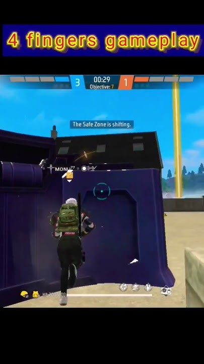 free fir max 🎯4 fingers gameplay in poco mr pro - YouTube