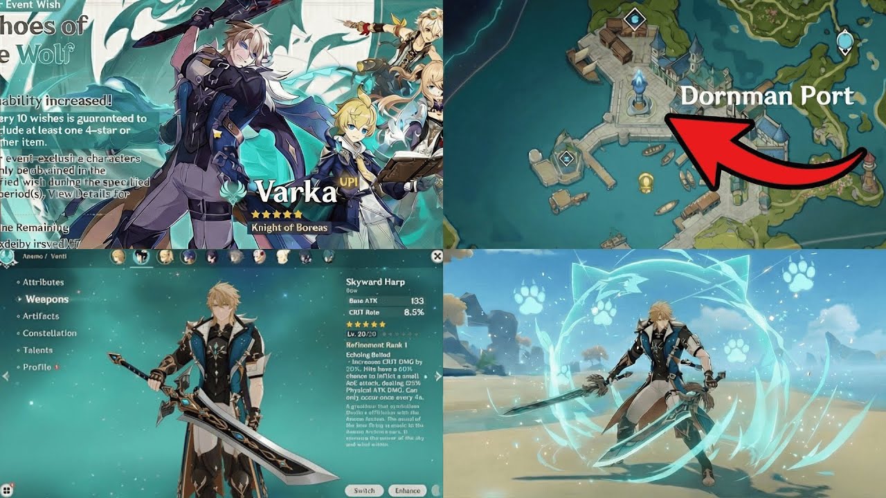 NEW UPDATE! Dornman Port Release Confirmed for 6.4 With Varka | Genshin ...