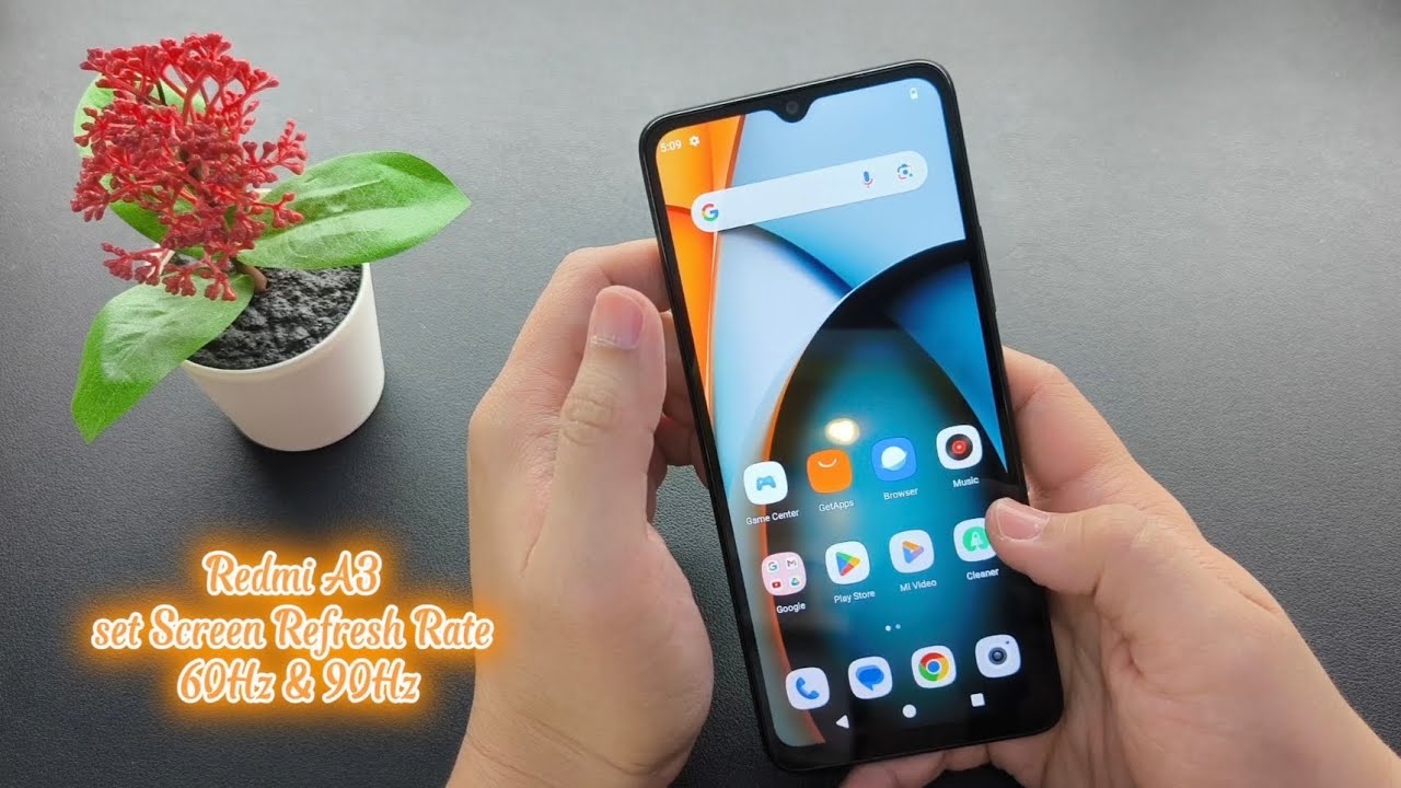 Redmi A3 set Screen Refresh Rate 60Hz & 90Hz - YouTube