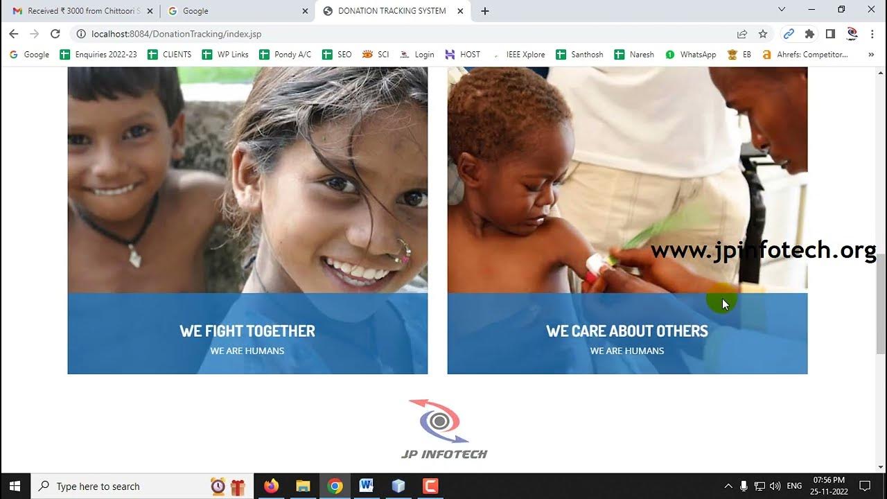 Donation Tracking System | Online Charity Management System in NGO ...