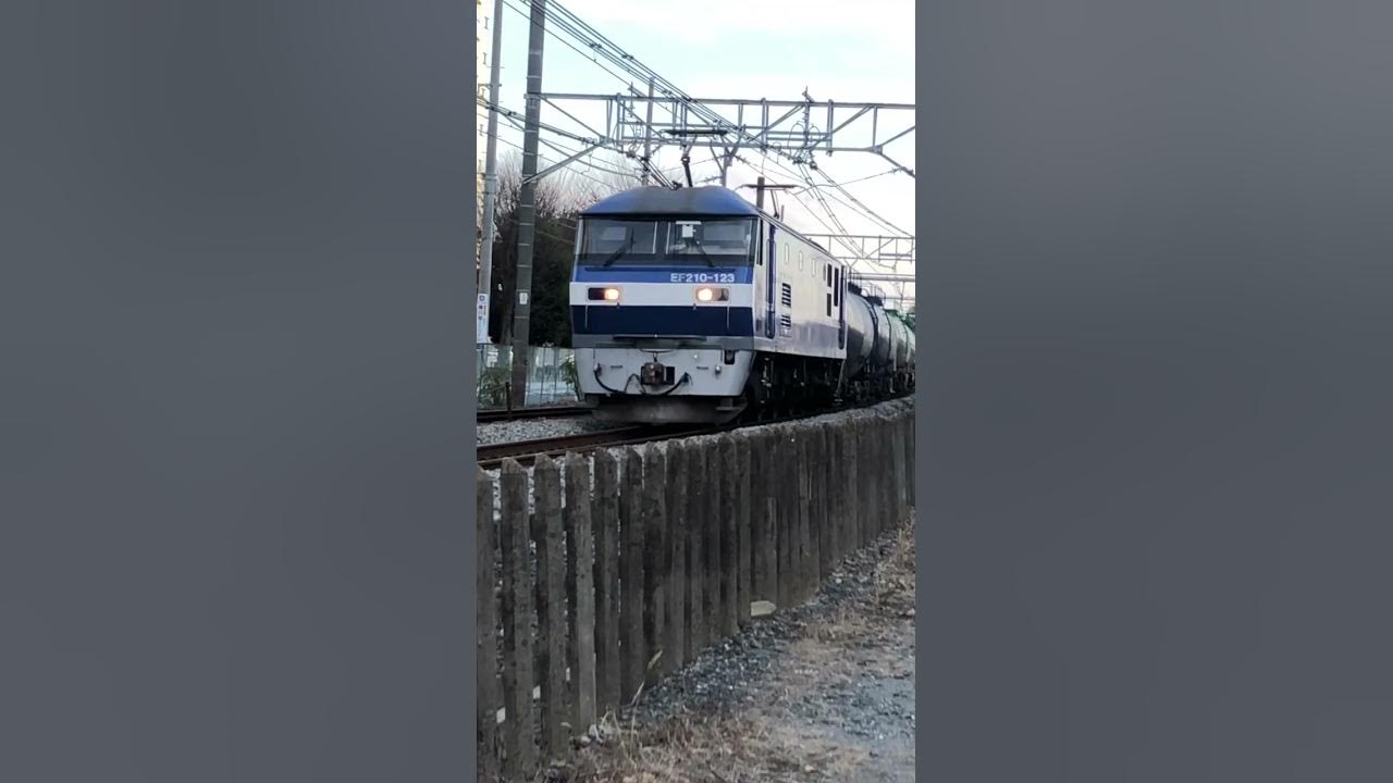 EF210-123 最後尾 銀タキ 桃太郎 - YouTube