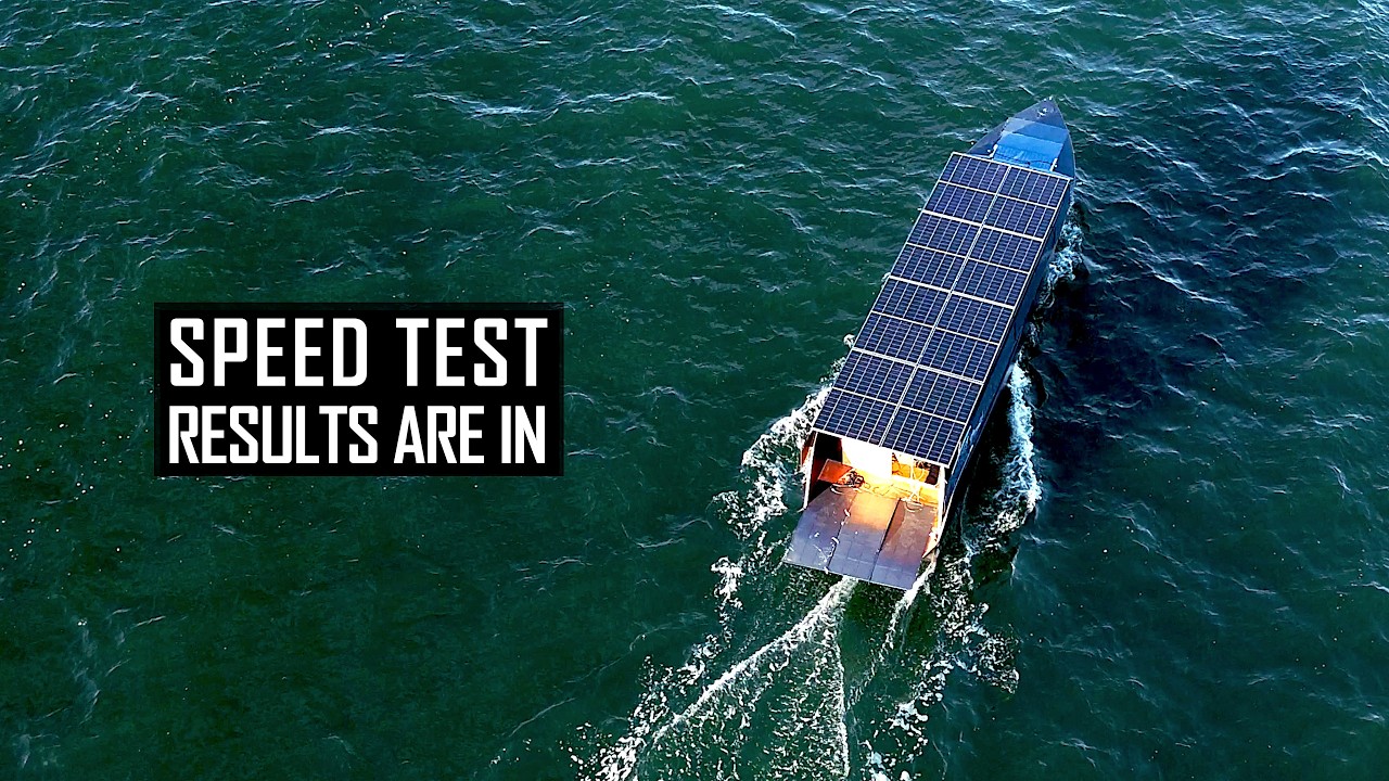 10 Knots on Solar? Speed Test of My Infinite Range Explorer - YouTube
