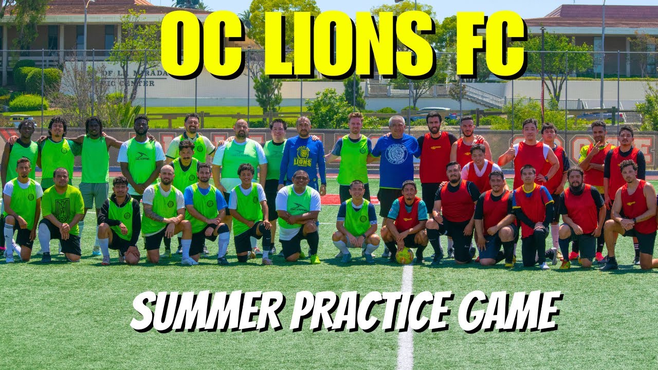 O.C. Lions F.C. - Summer Practice Game - YouTube