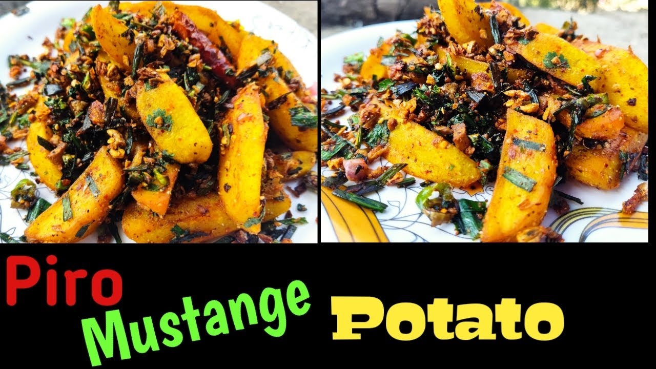 Spicy Mustang Potato Nepalistyle | Nepali Food recipe || spicy potato ...