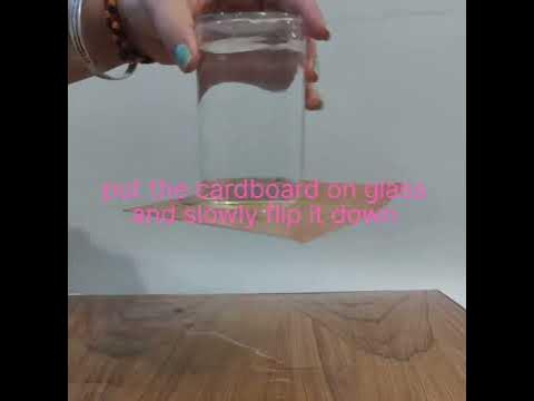 Air pressure activity - YouTube