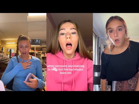 Random girls burp comp 18