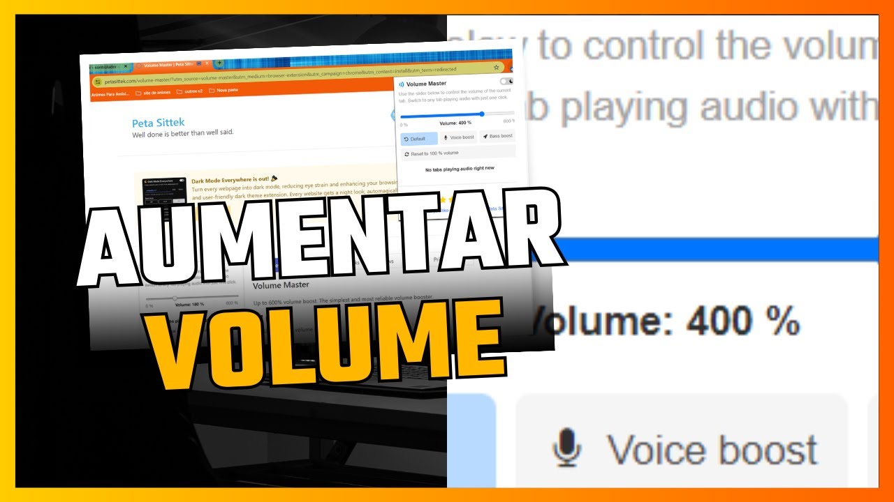 Como AUMENTAR o Volume Além do Permitido Tutorial - YouTube