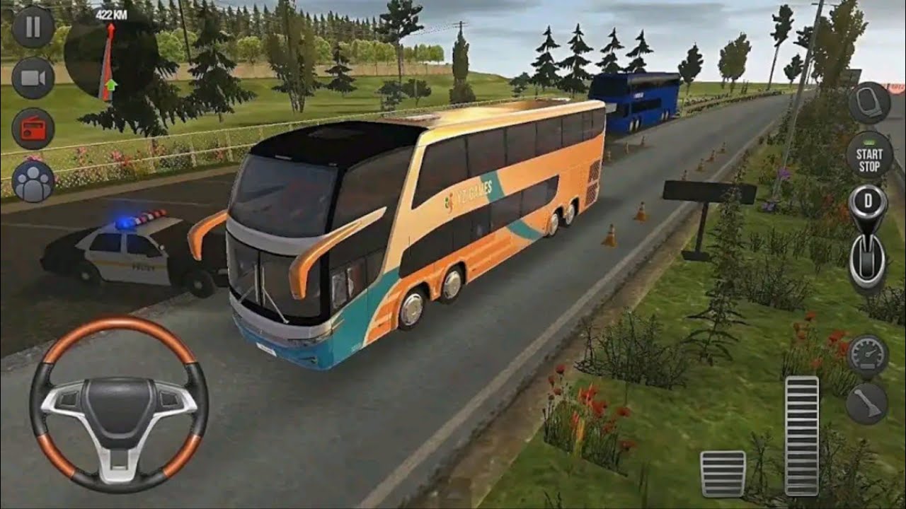 Modern Uphill Bus Simulator Off Road Snow Hill Winter Bus Driving - YouTube