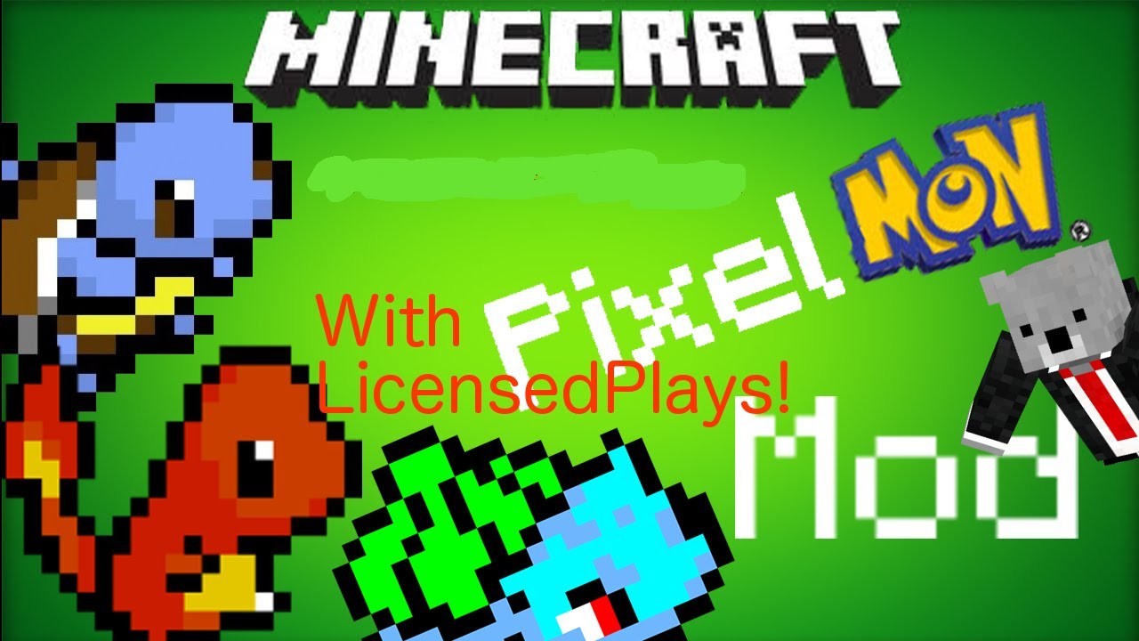 Minecraft: Pixelmon - Episode 1 - Bulbasaur vs. Mankey (Pokemon Mod ...