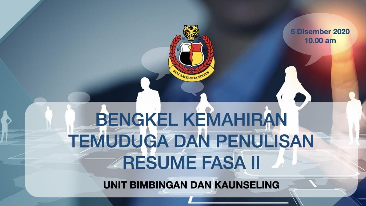 Bengkel Mock Interview & Resume Writing - YouTube