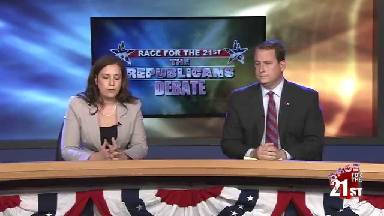 NY 21 GOP Primary Debate: Elise Stefanik & Matt Doheny - YouTube