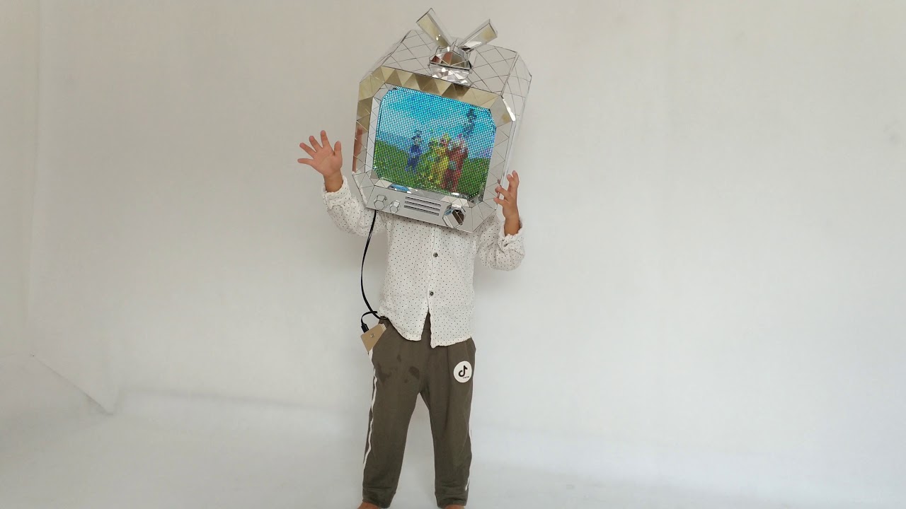 Performance Mirror TV LED Screen Helmet - YouTube