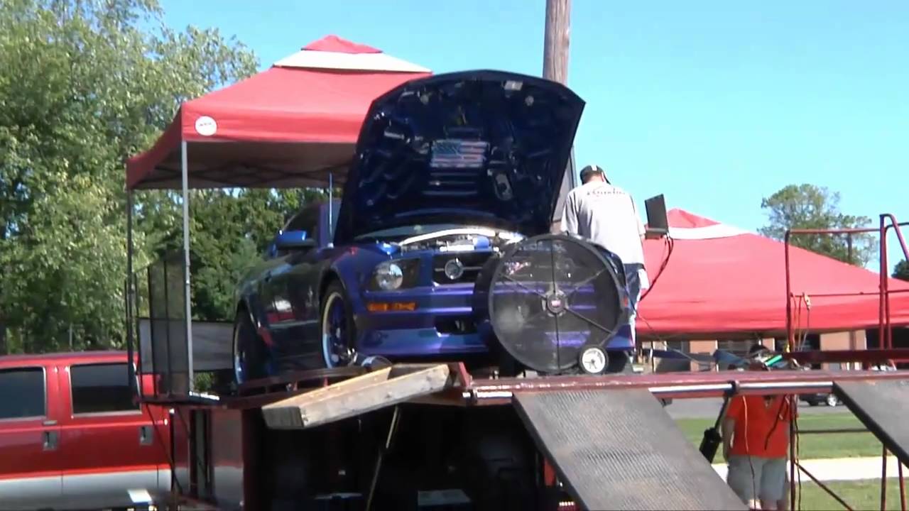 AmericanMuscle 2010 Car Show - Dyno Dunk Tank - YouTube