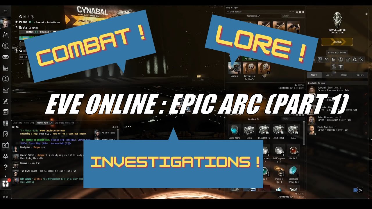 EVE Online Ep16: Epic Arc Part 1 - YouTube