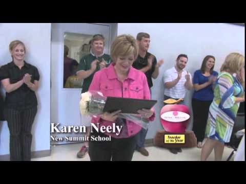 Teacher of the Year Award - Mrs. Karen Neely - YouTube