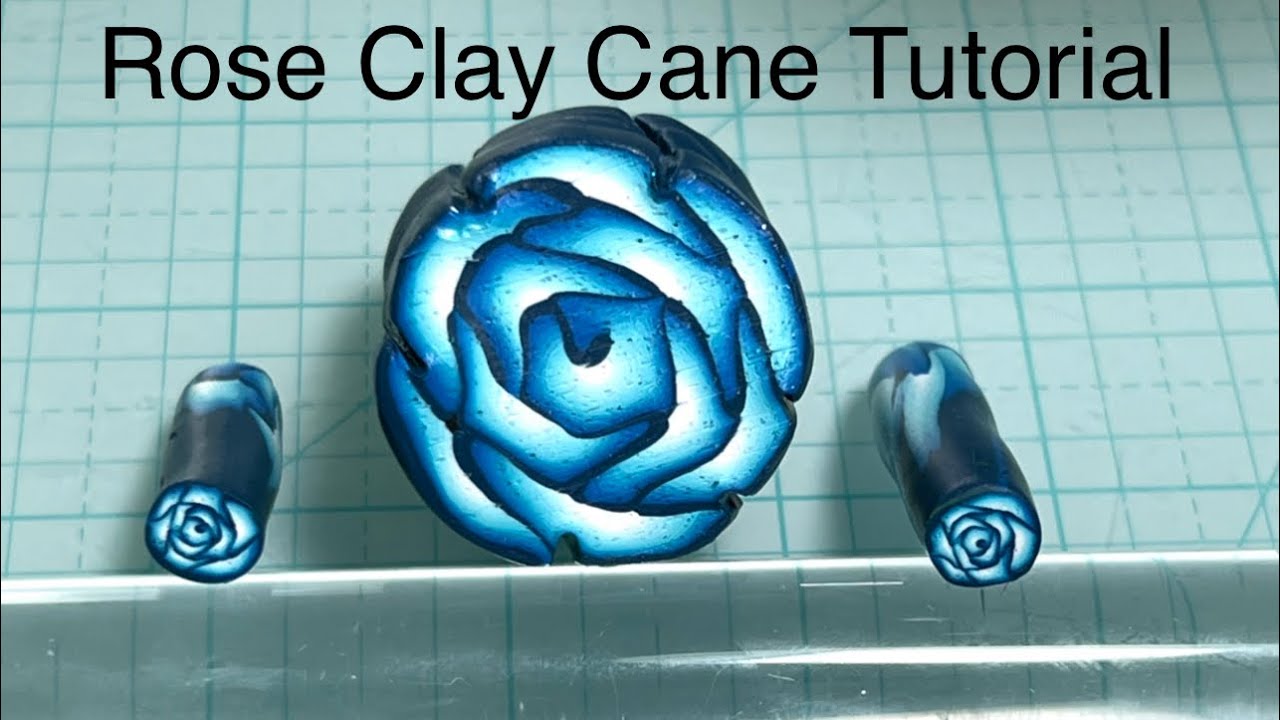 Easy rose clay cane tutorial @ArtworkByColleen - YouTube