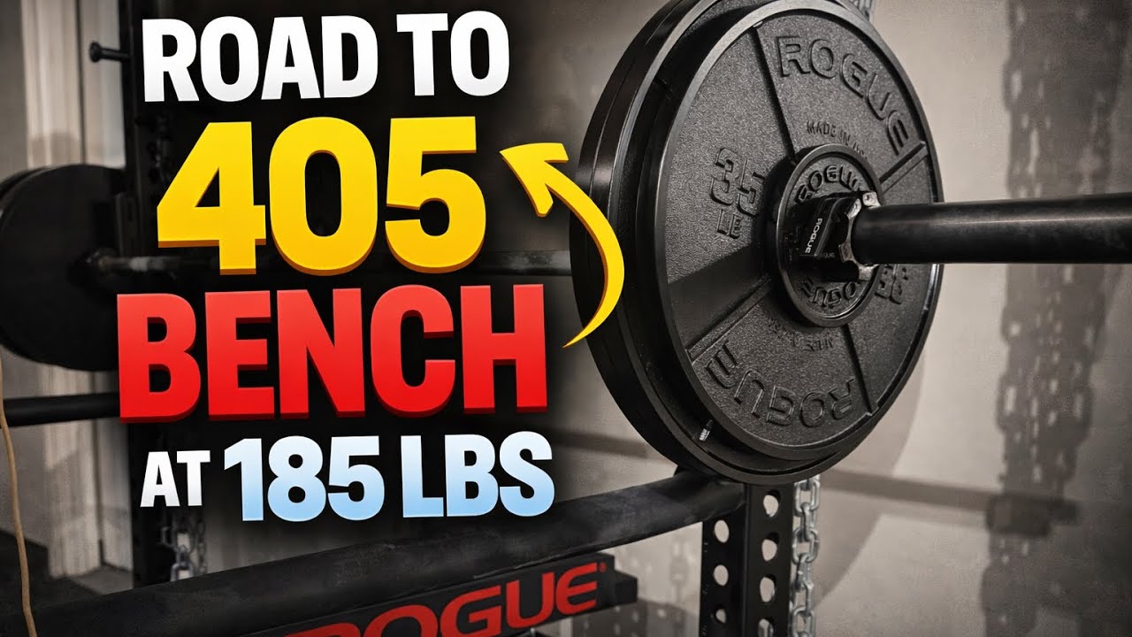 Week #1 Road to a 405 bench at 185 lbs! - YouTube
