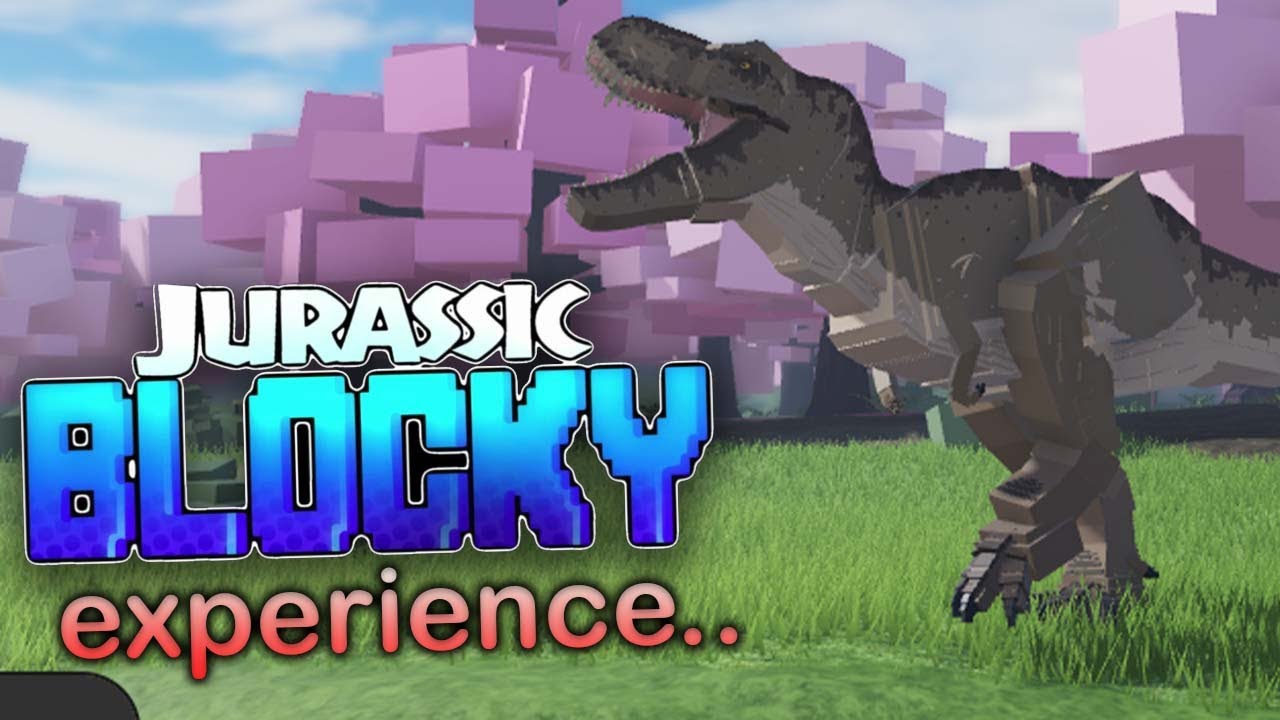 The Jurassic Blocky Experience.. - YouTube