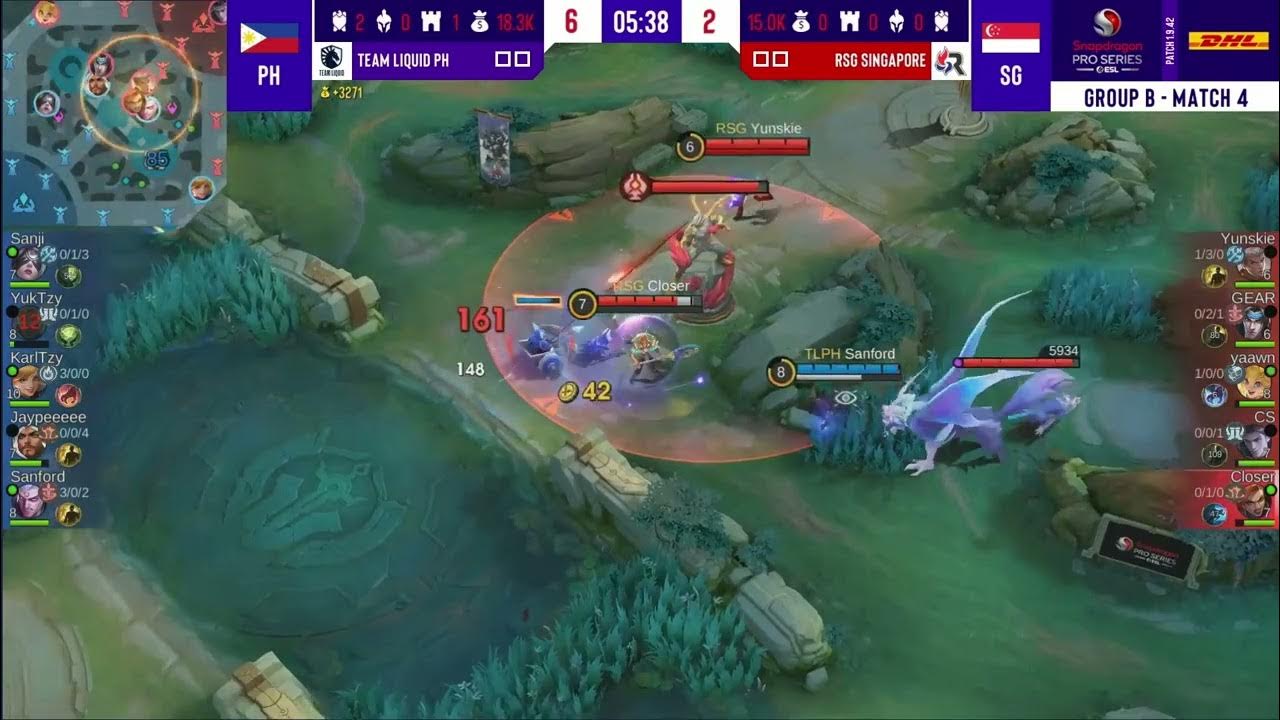 TLPH vs RSG SG Game 1 Day 3 Snapdragon Mobile Challenge Season 6 - YouTube