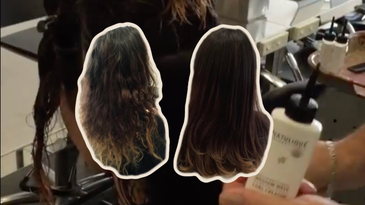 How to Smooth Frizzy Hair / Smooth Curls with NATULIQUE Curling System ...