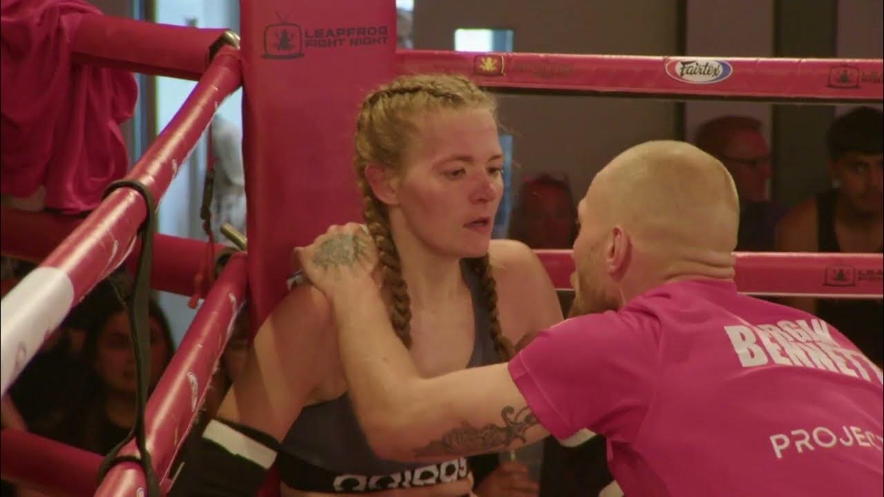 Megan Judkins Vs Rose Hernandez 525kg Amateur Muay Thai 15th June On Leapfrog Fight Night