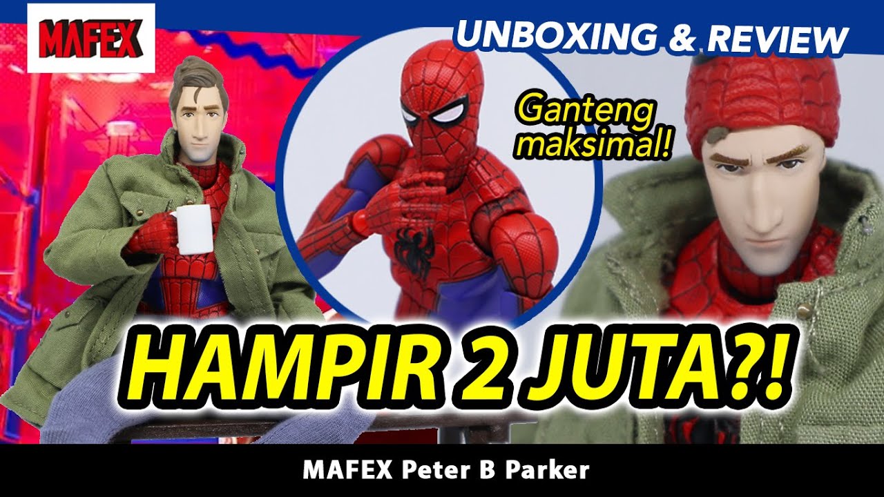 Mafex Terbaik!? Spider-man Peter B Parker! Into The Spider-verse
