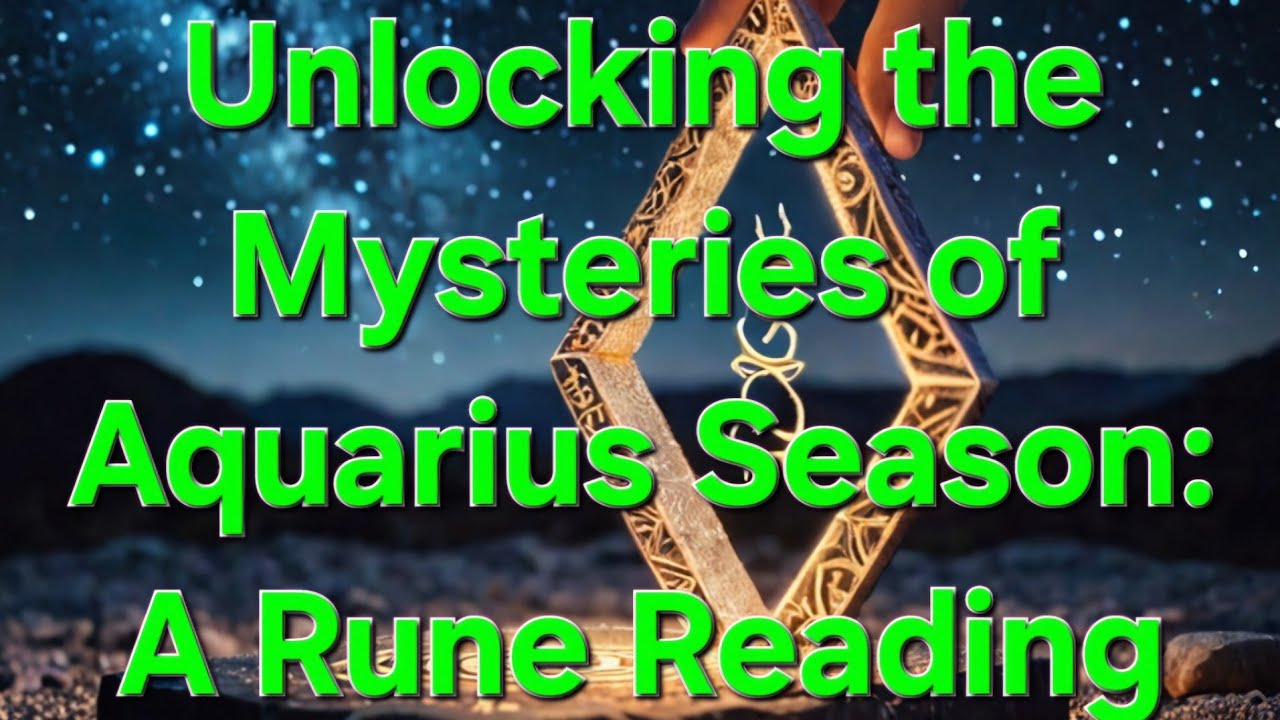 Unlocking the Mysteries of Aquarius Season: A Rune Reading - YouTube