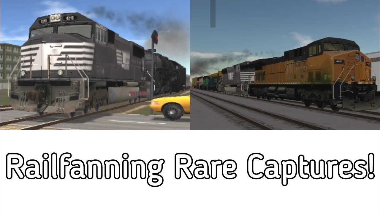 Railfanning rare captures in Train & Rail Yard Simulator 😱 - YouTube