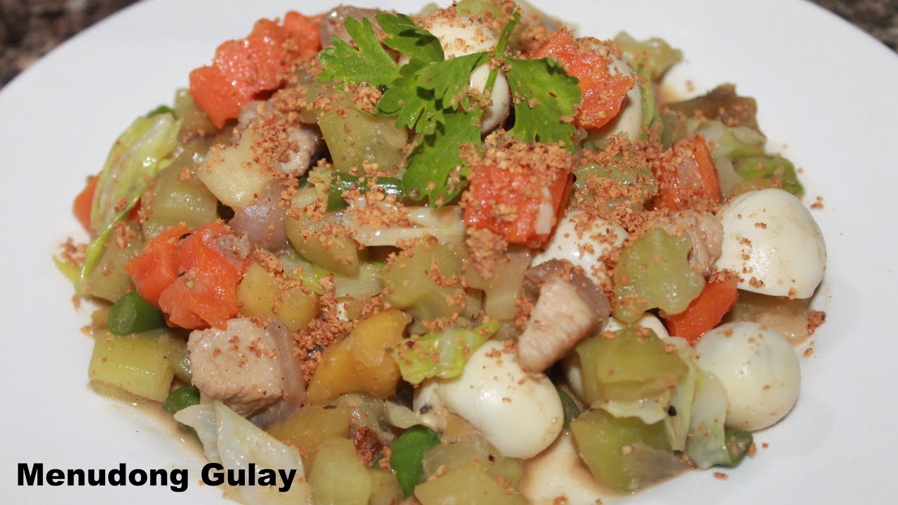 MENUDONG GULAY NI LOLO ARSENIO | MENUDONG LAGUNA/TAGALOG How to cook ...