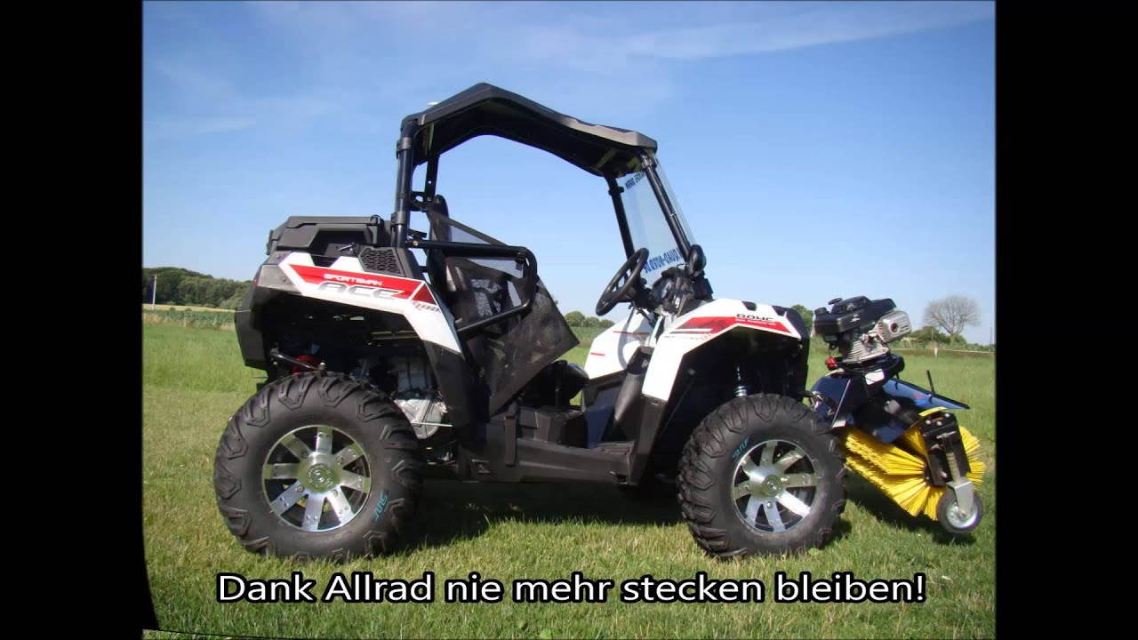 Polaris ACE 325 Winterdienst ATV QUAD UTV - YouTube