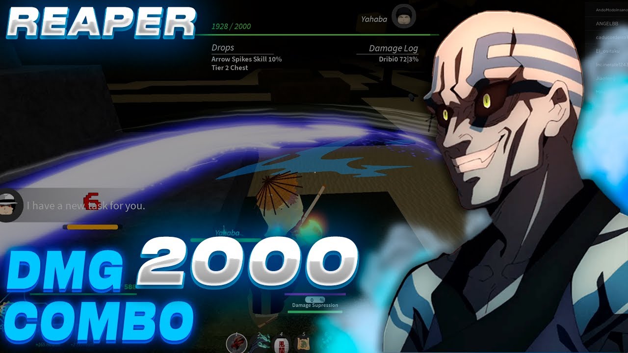 2000+ DMG REAPER COMBO - Project Slayers - YouTube
